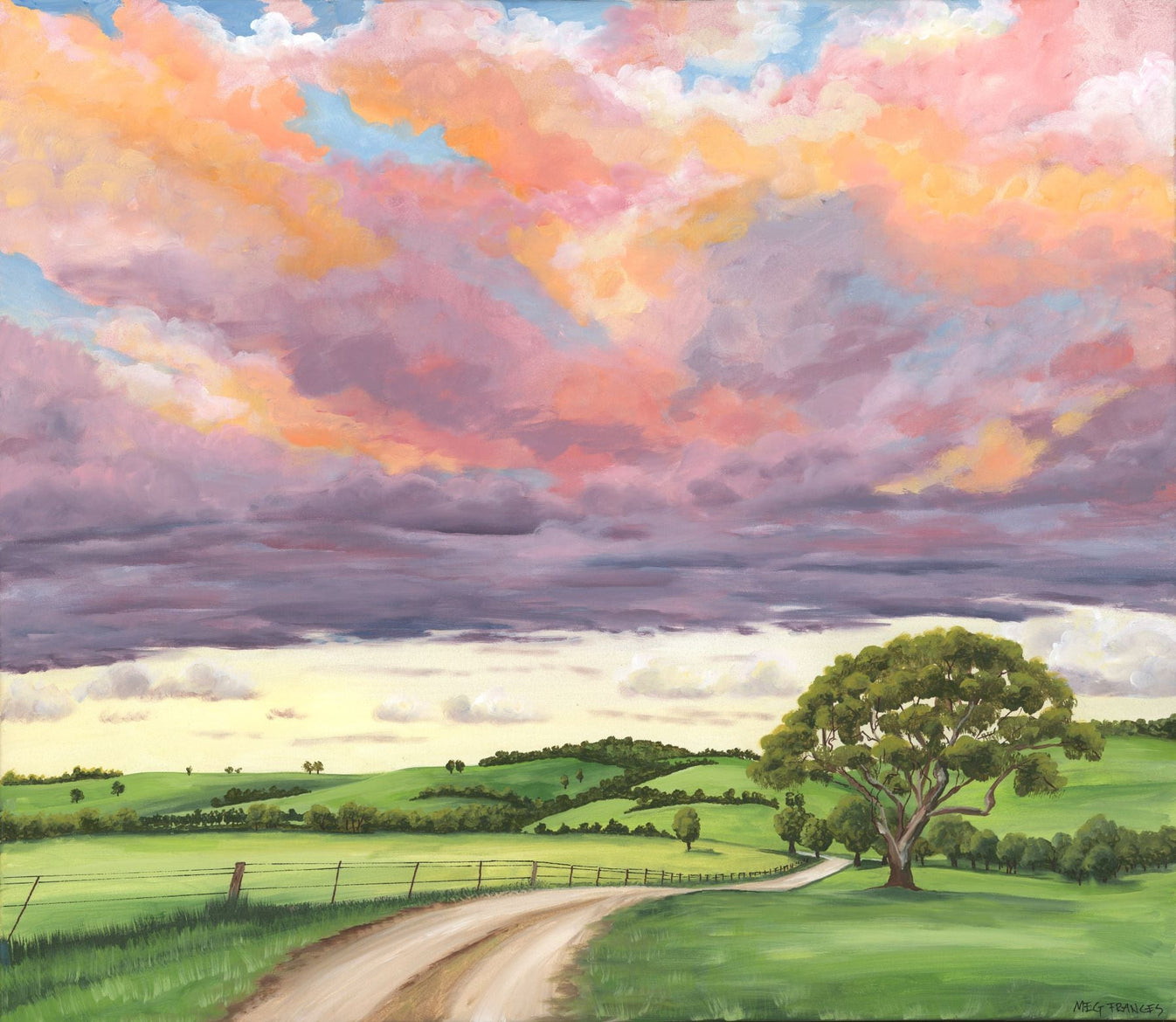 'The Tree' Cotton rag paper print – Meg Frances Art